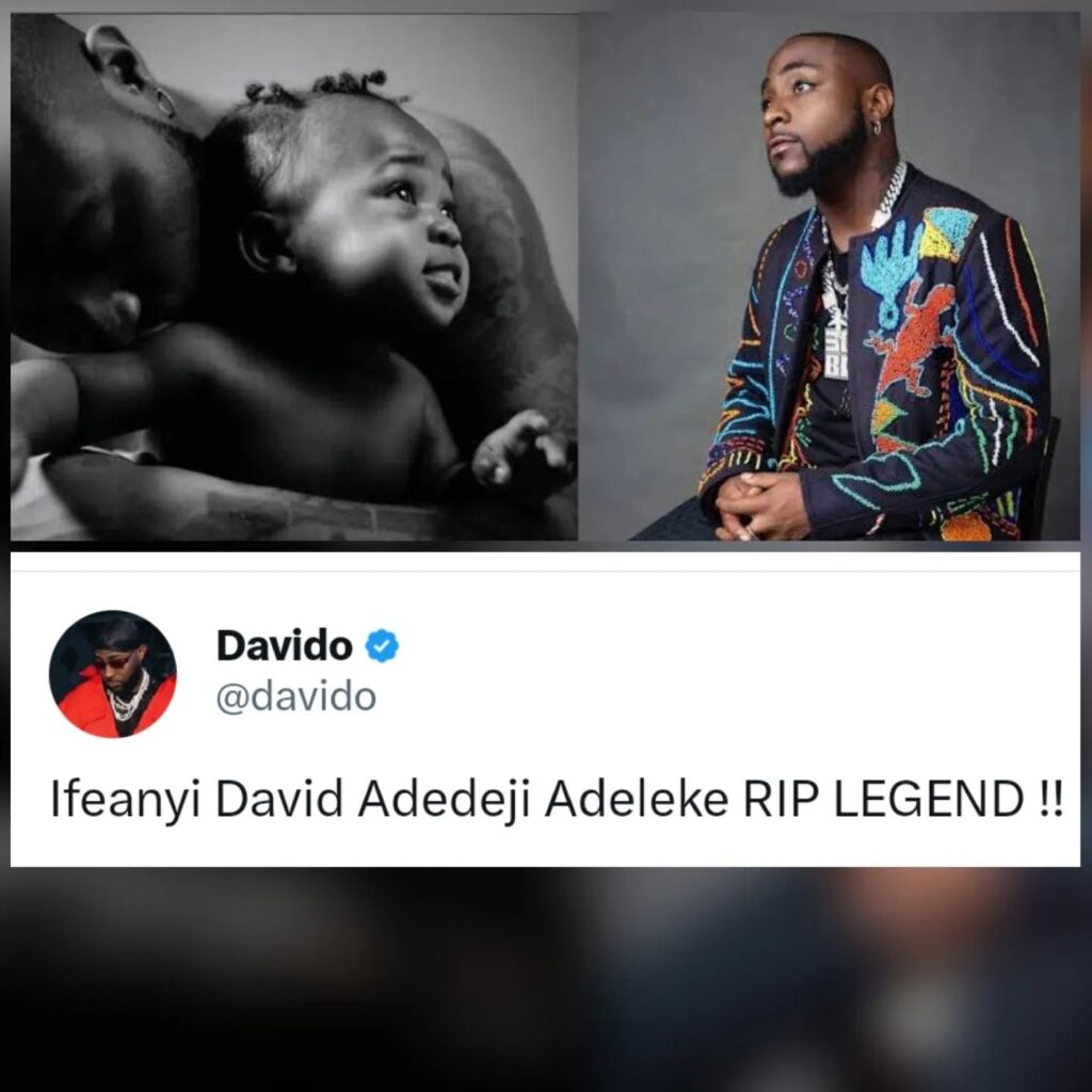 Davido Remembers Late Son, Ifeanyi 3 Years On - Hetty's Media - Very ...