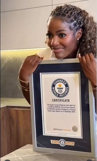 Celebrations as Hilda Baci Receives Second Guinness World Records ...